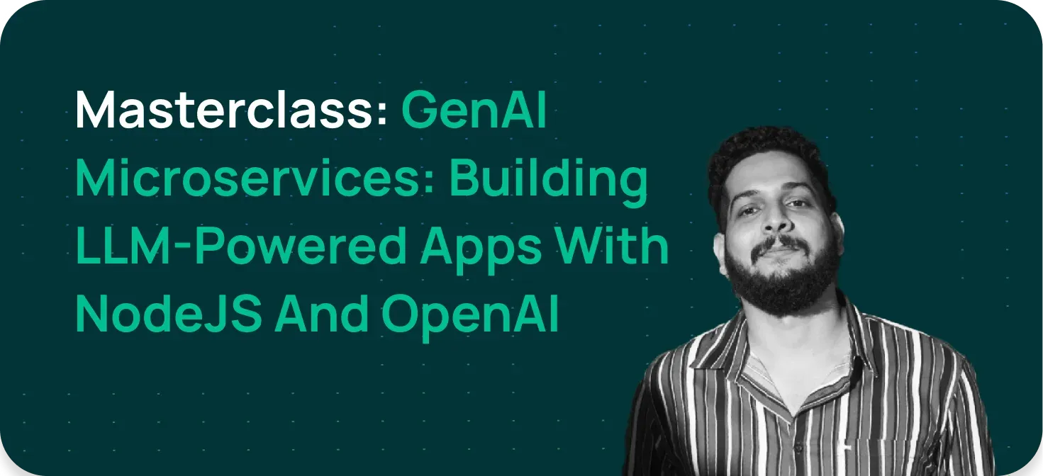 Register for Masterclass: GenAI Microservices: Building LLM-Powered ...