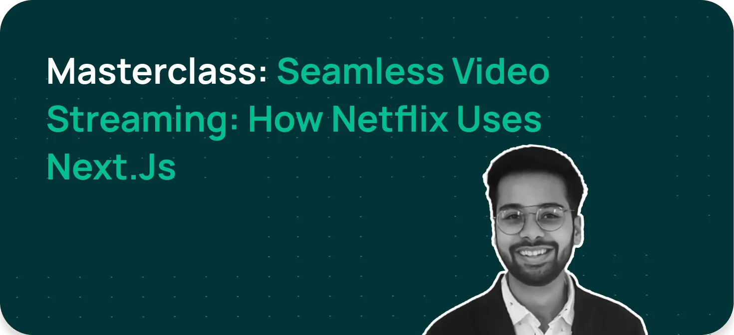 Register for Masterclass: Seamless Video Streaming: How Netflix Uses ...
