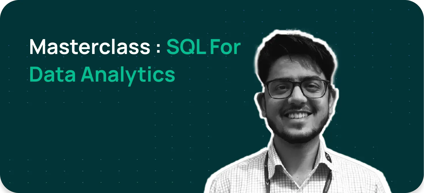 Register for SQL for Data Analytics - Masterclass by Crio.Do